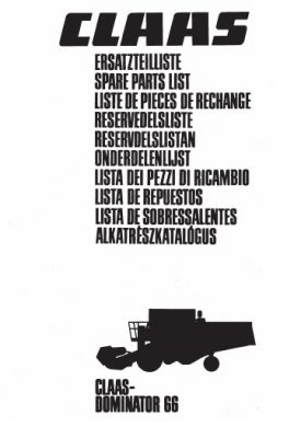 Claas Parts Manual Catalog Collection Online PDF